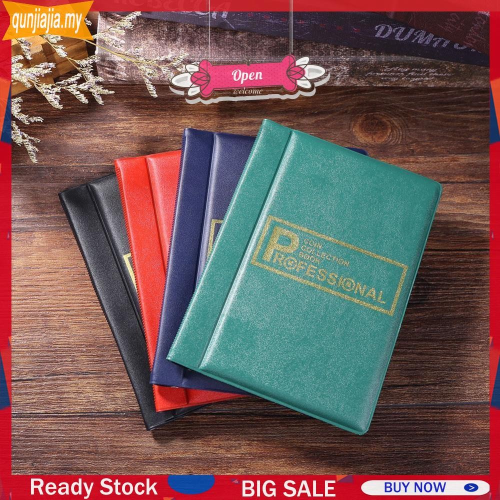 120 Pockets Mini PVC Coins Album Collection Book Penny Commemorative ...