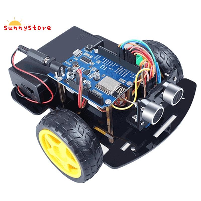 Smart Wifi Robot Car Kit for ESP8266 ESP-12E Wifi Board for Control By ...
