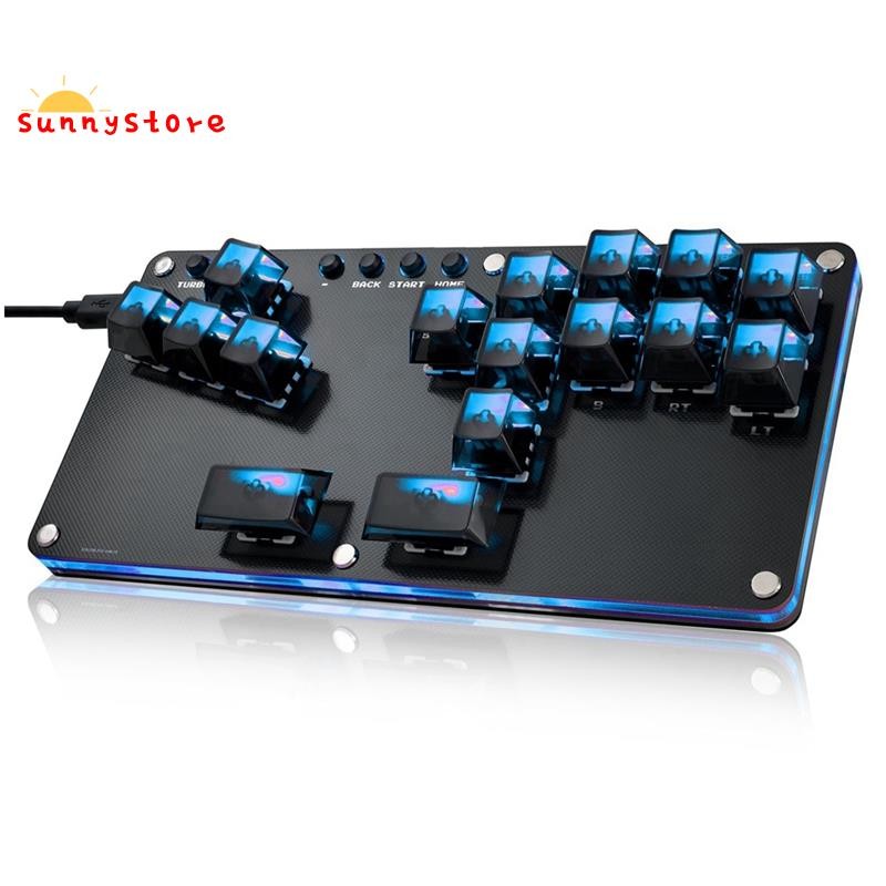 16Key Arcade Controller Fightstick Leverless Controller Arcade ...