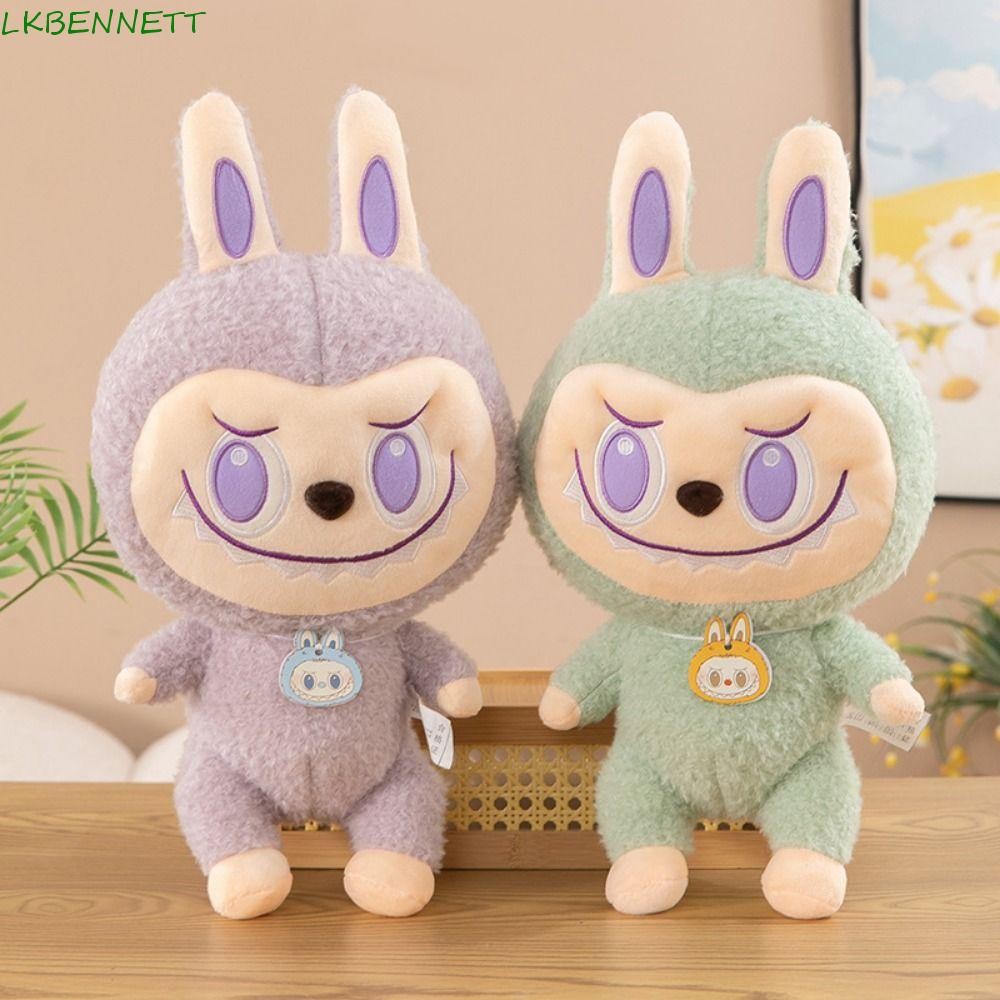 LKBENNETT Labubu Plush Stuffed Doll, Big Eye Cartoon Labubu Time Plush ...