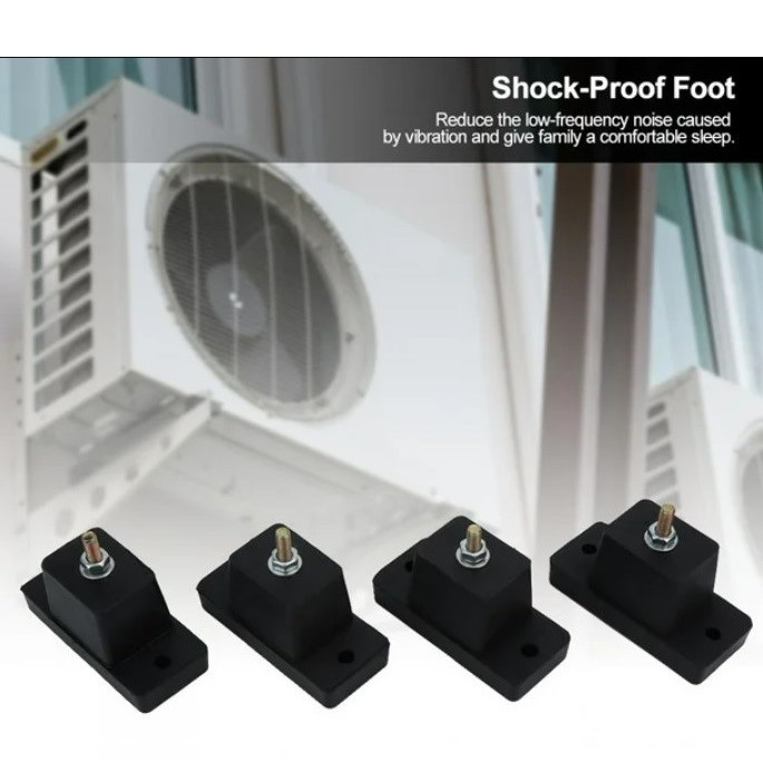 Aircond Air Conditioner Rubber Vibration Mounting Bracket Shock ...