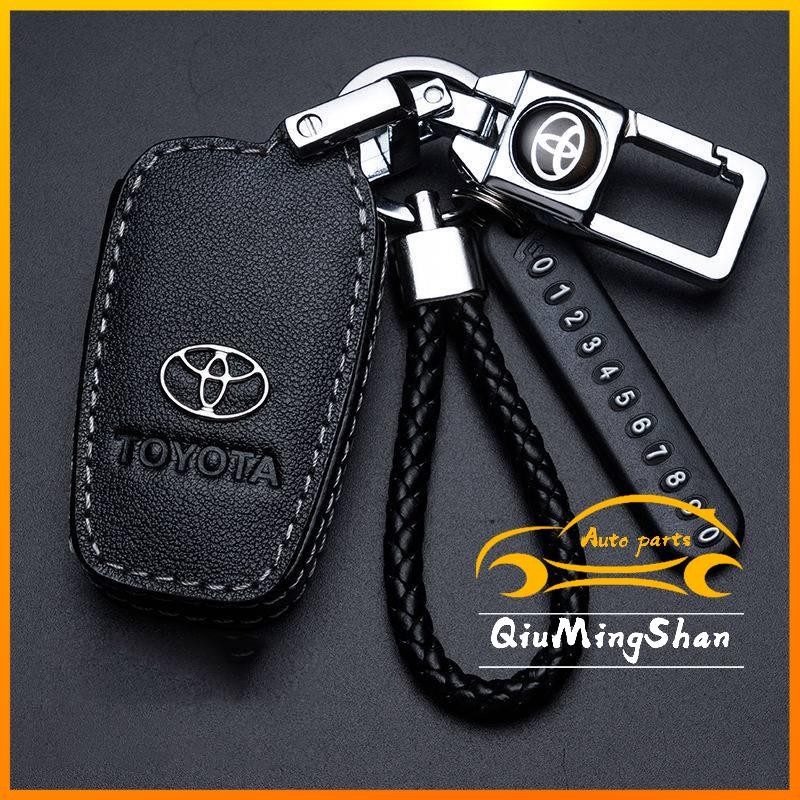 【Ready stock】Toyota keychain Leather Key Leather Case Yaris VIOS Altis ...