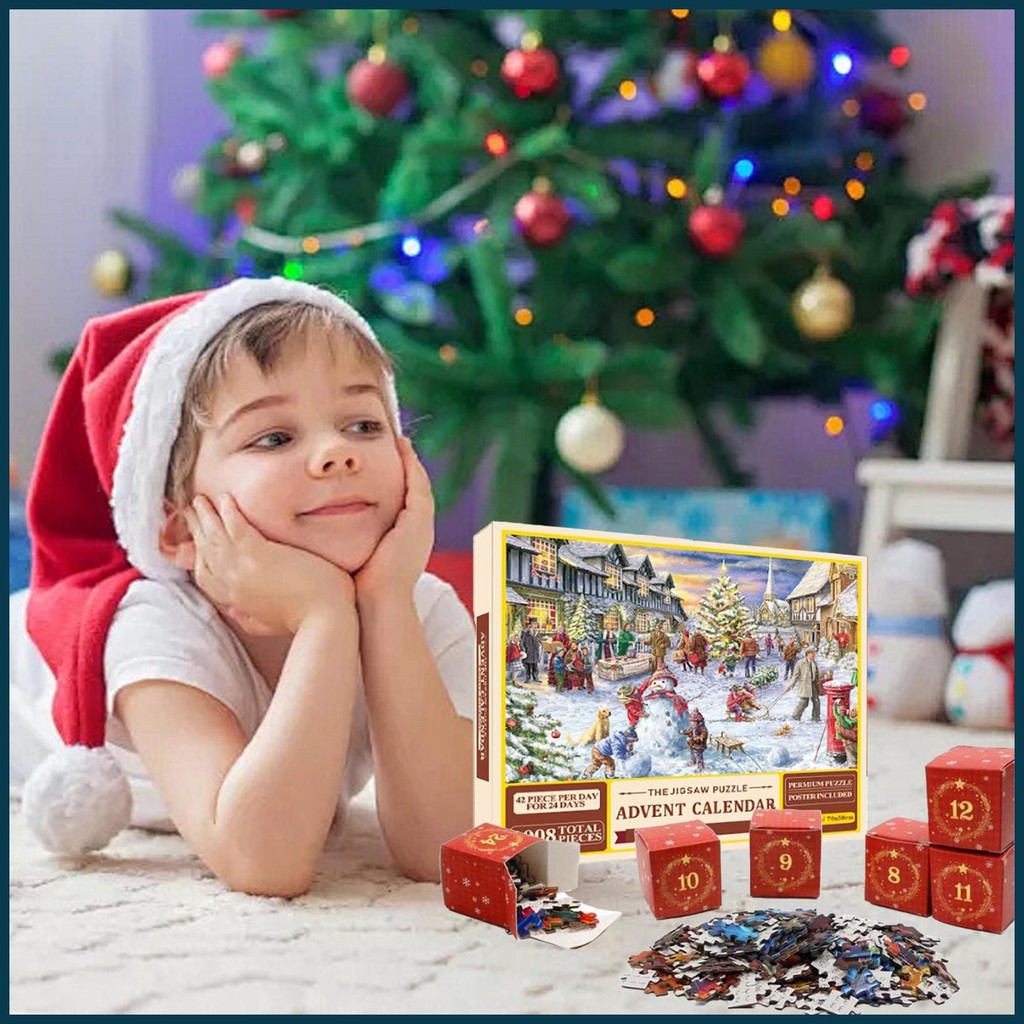 Christmas Countdown Calendar Creative Countdown Calendar Puzzles Party ...