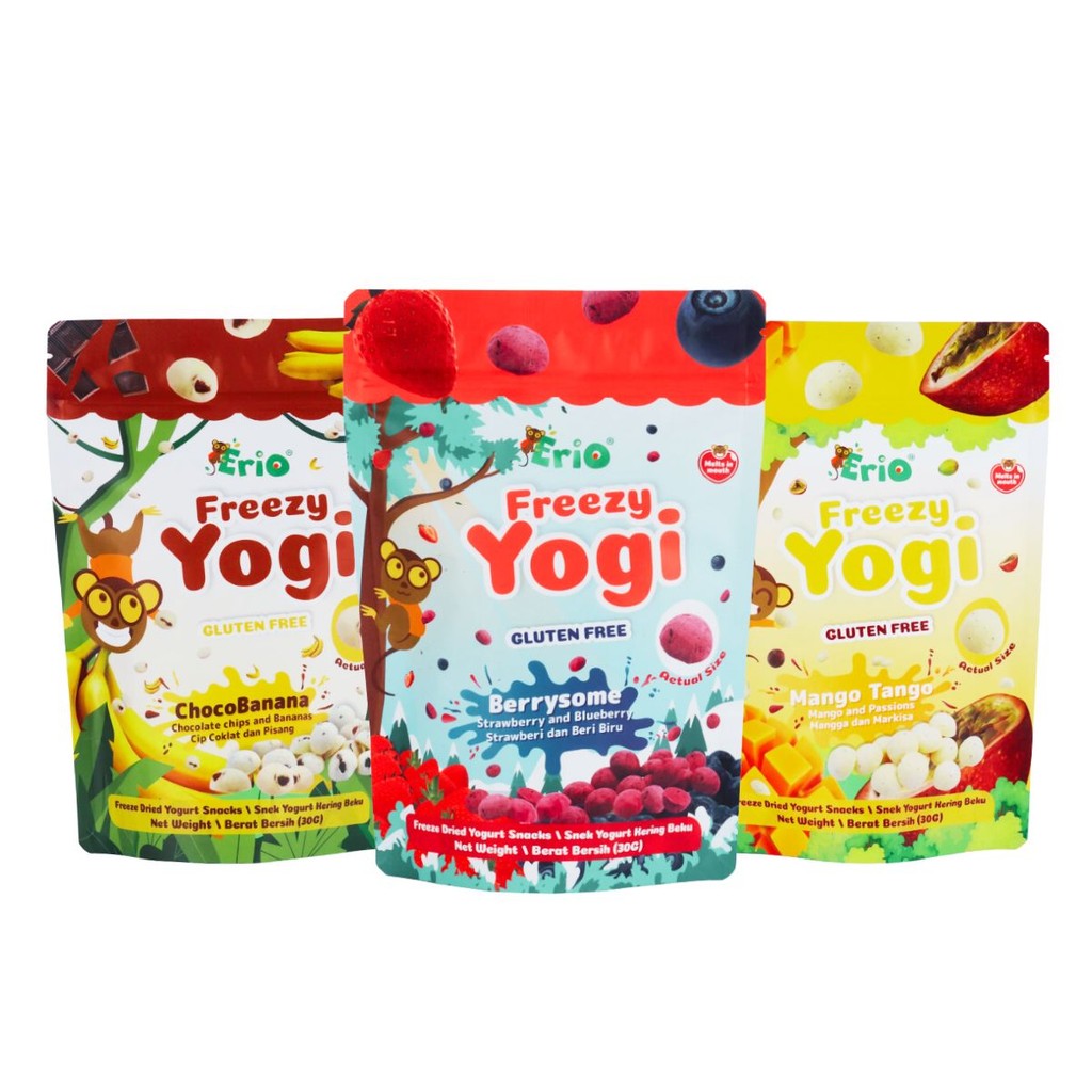 Erio Freezy Yogi Freeze Dried Fruit Yogurt Snack Baby Food (18m ...