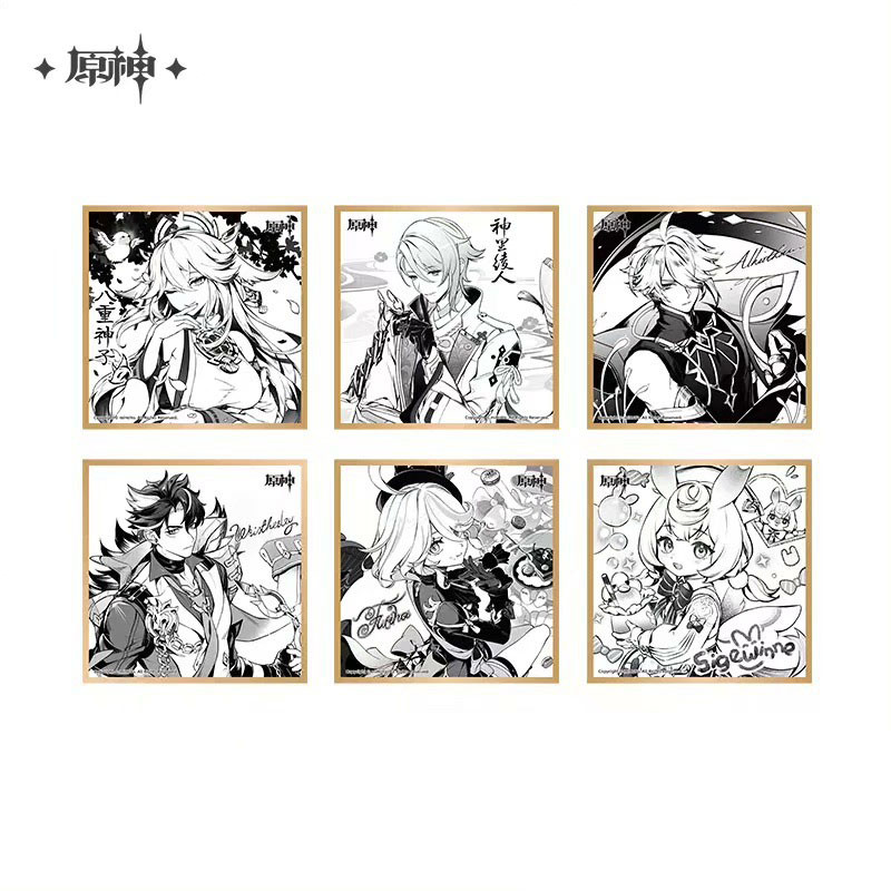 Sunsyea Genshin Impact Official Merch miHoYo Original FES Colored Paper ...