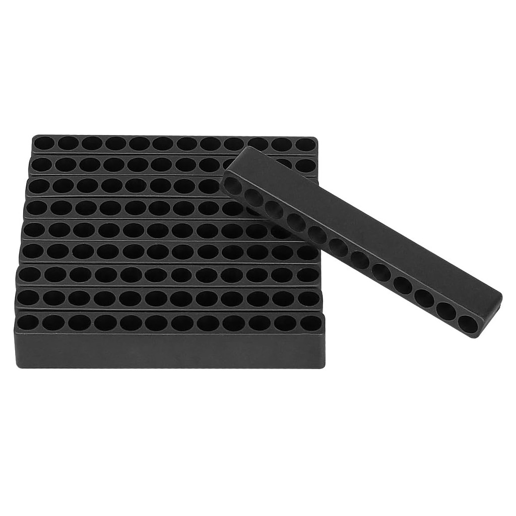 10Pcs 12 Holes Hex Bit Holder Organizer for 6.35mm Shank, Screwdriver ...