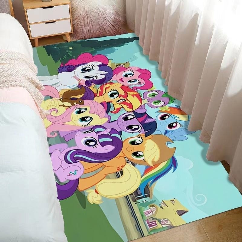 Bedside Room Rugs Cartoon My Little Pony Pinkie Pie for Girls Kids Area ...