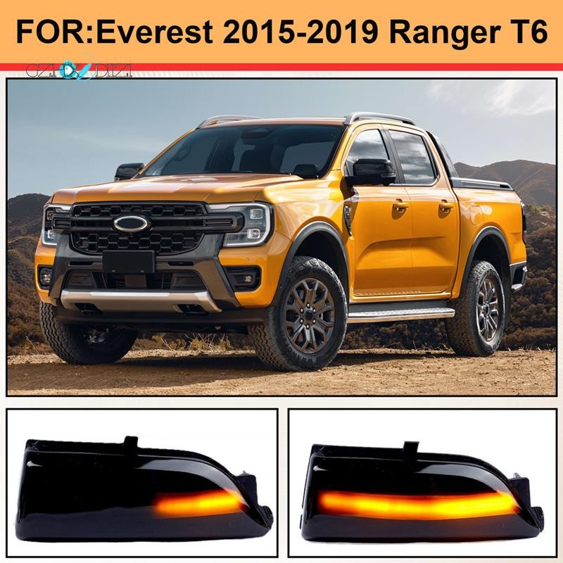 Car Dynamic LED Turn Signal Rearview Mirror Lights Blinker for Ford ...