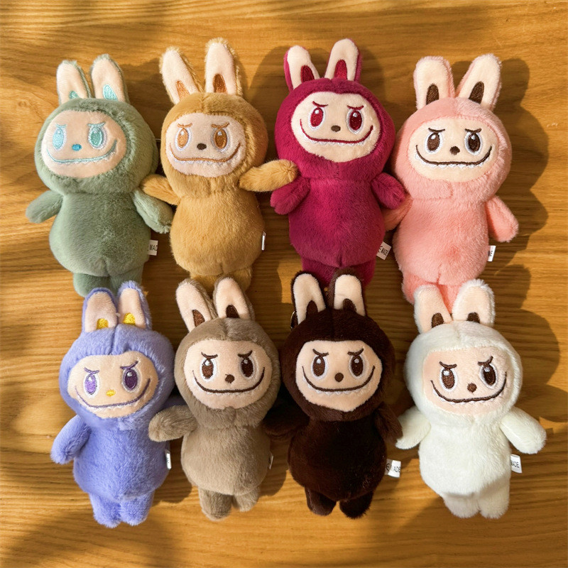 New labubu labubu Plush Toy Female Grab Doll Keychain Pendant Small ...