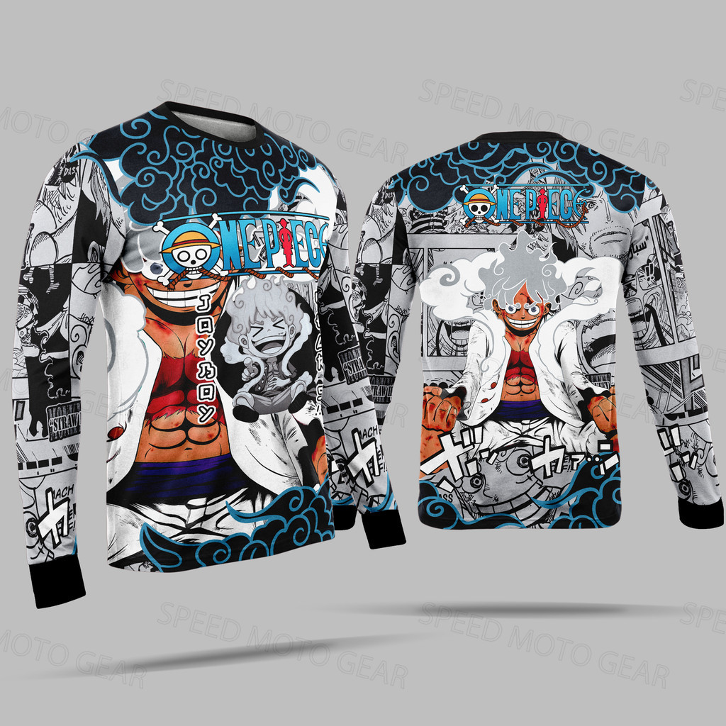 Motorcycle Riding Jersey For Men With Long Sleevess Sublimation One ...