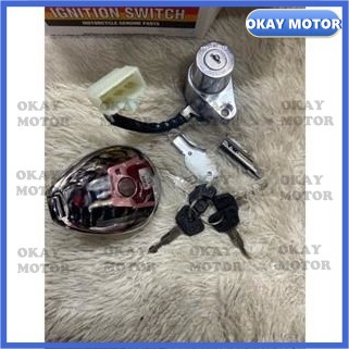 main switch set kunci key lock on/off modenas jaguh 175 handle lock ...