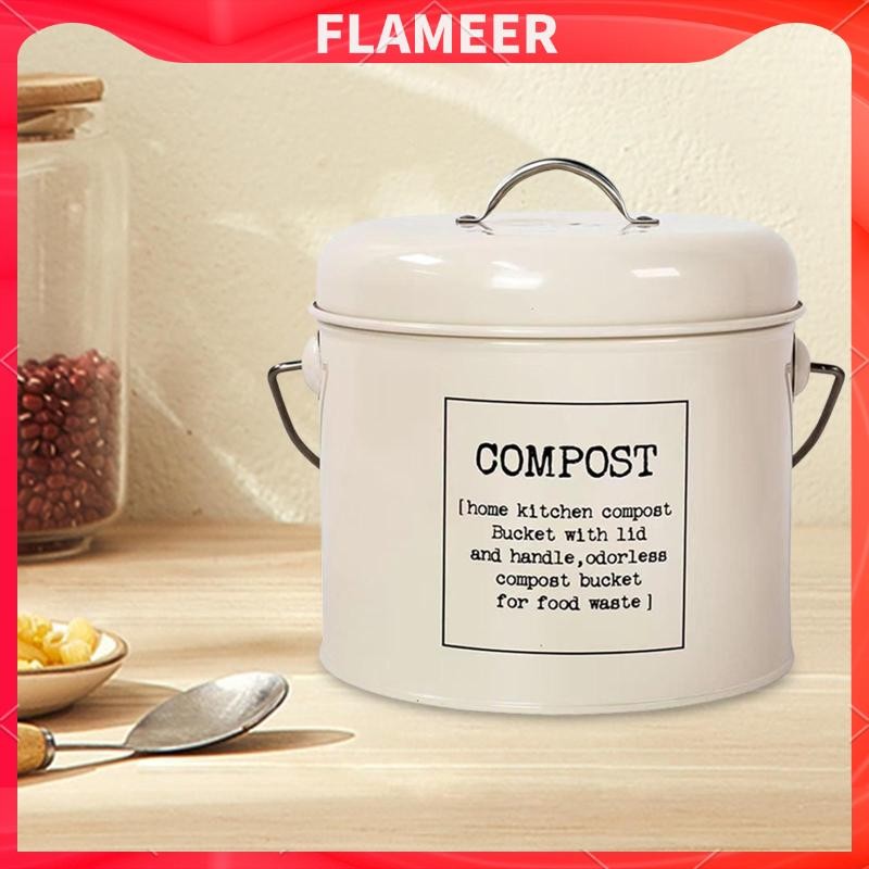 [FlameerMY] Kitchen Compost Bin Trash for Waste Recycling Container ...