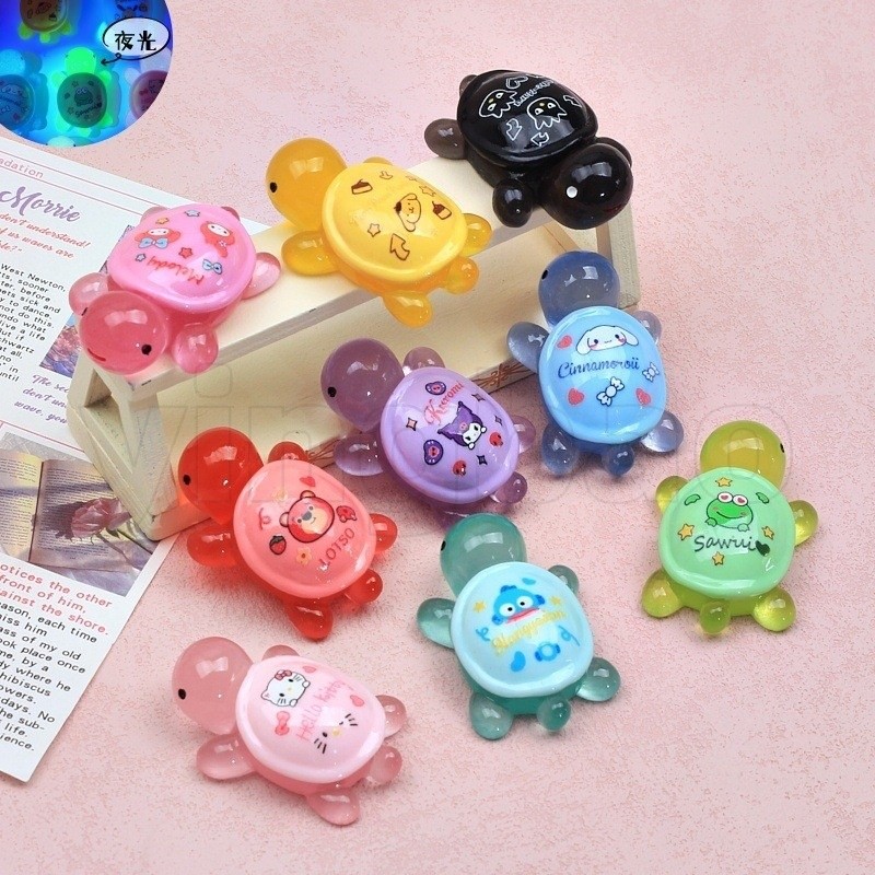 Sanrio Glowing Little Tortoise miniature landscape , Aquarium Ornament ...