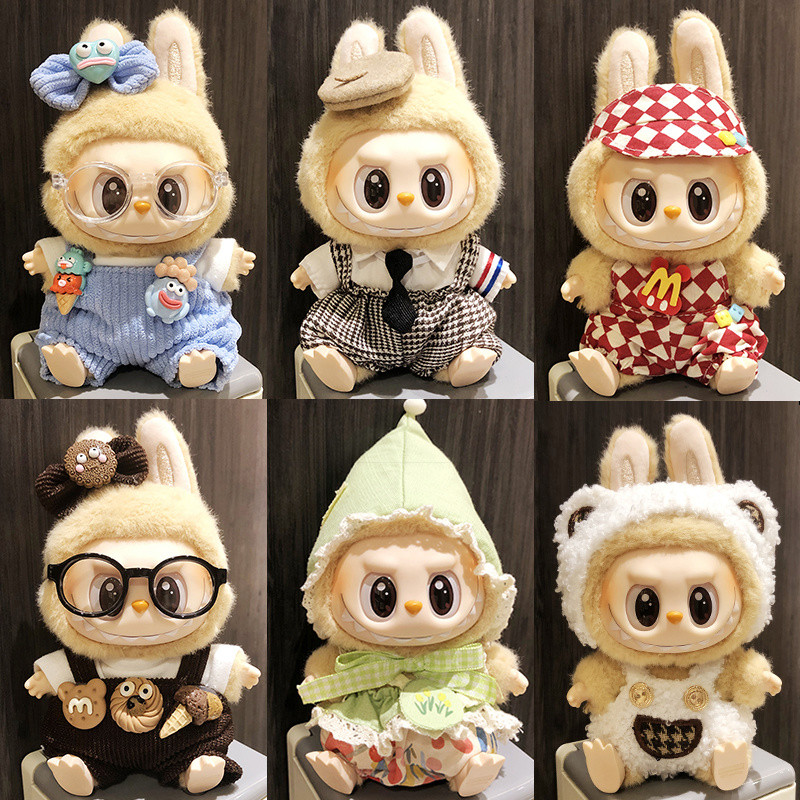 【labubu clothes】LUCKY-EBINLANDS Labubu Clothes Dinosaur Shark Dairy ...