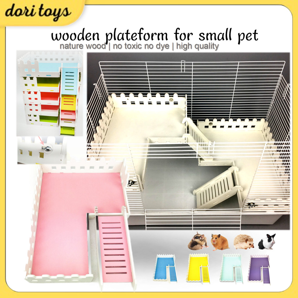 【ready stocks】Hamster Platform for Cage, Plastic Hamster Playground ...