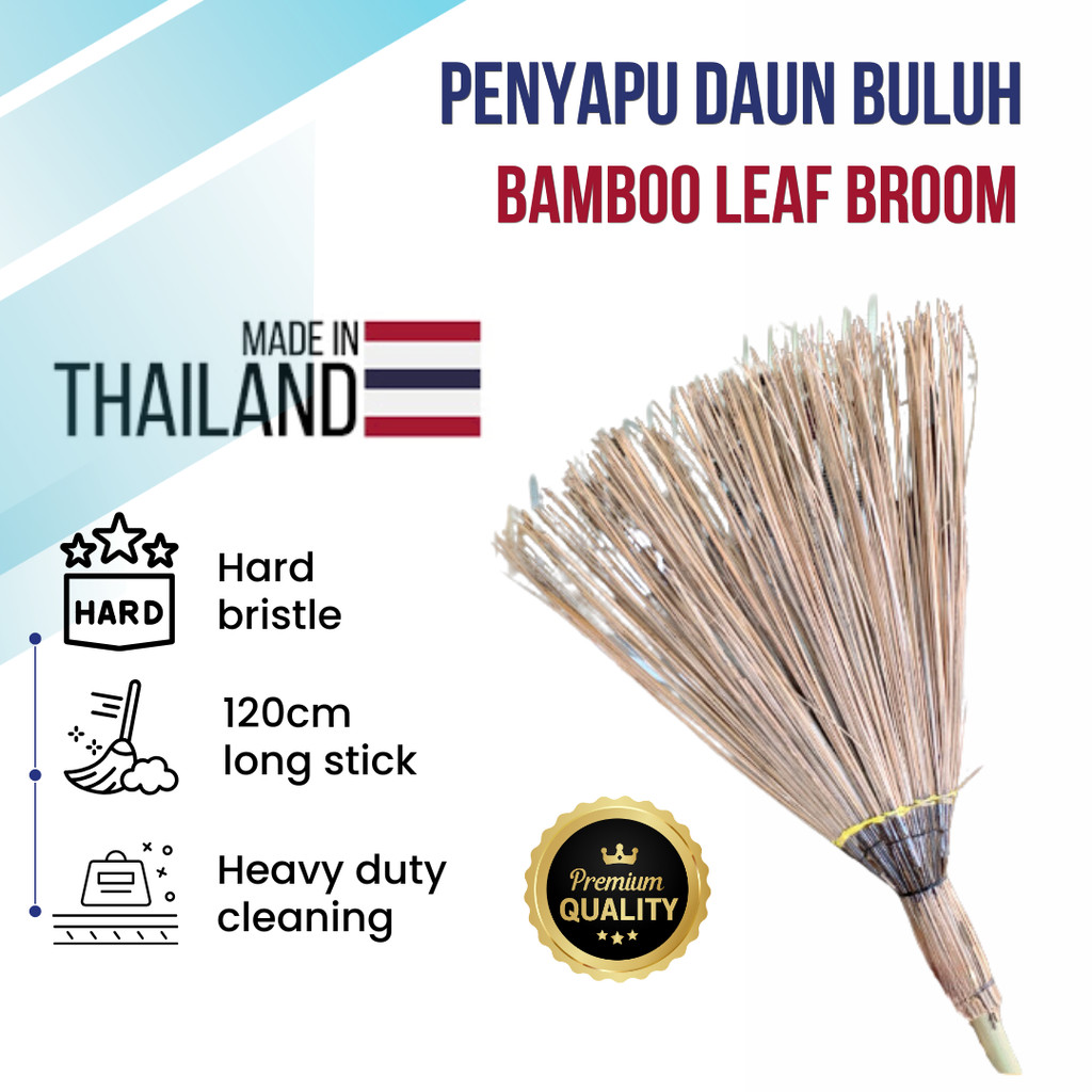 [Tukang] Made in Thailand, Penyapu Daun Buluh, Lidi Broom, Bamboo Broom ...