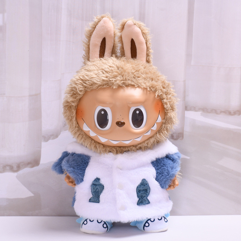 38cm labubu doll Clothes 38cm Vinyl labubu doll Clothes Shark Clothes ...