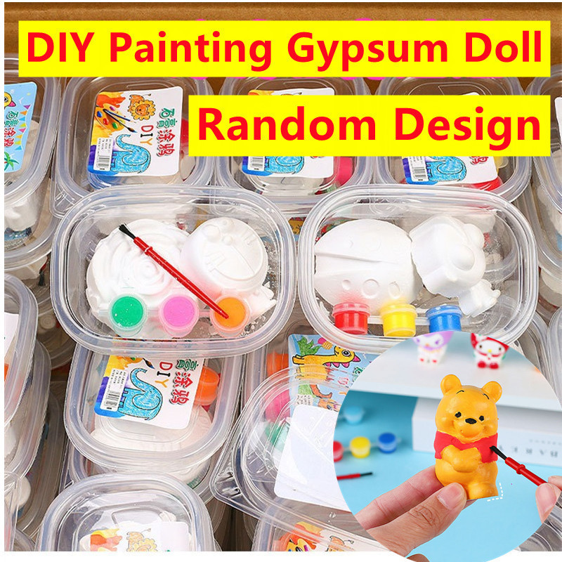 Cartoon Cute Gypsum Doll Painting Craft DIY Hobby Kids Children ...