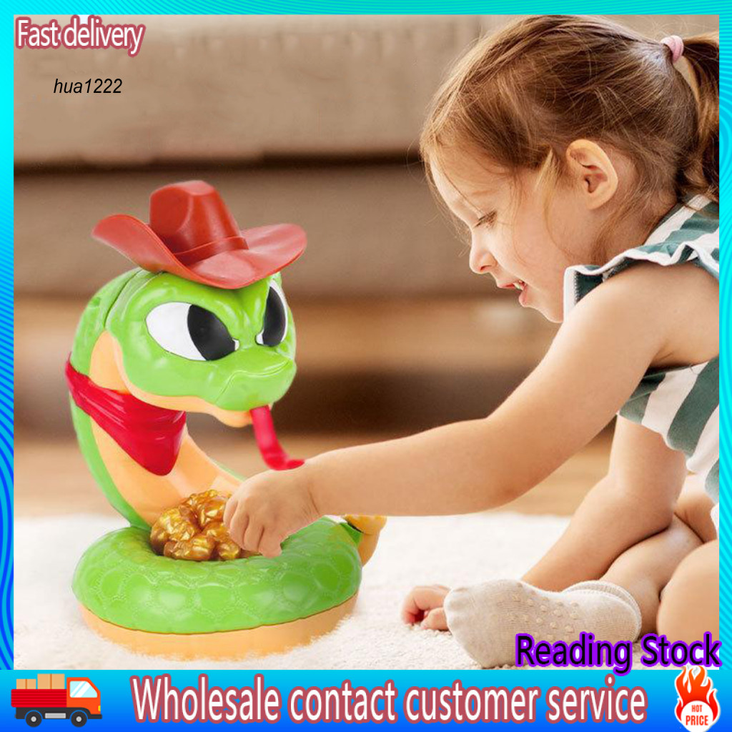 HUA_ Cowboy Hat Toy Set Fun Cowboy-themed Toys Rattle Robber Snake Game ...