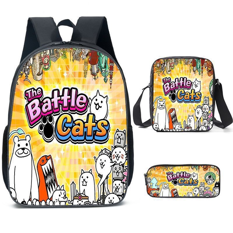 The battle cats Book Bag - 17inch Boys/girls backpack + Shoulder bag ...