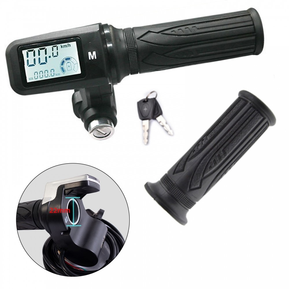 Universal Electric Vehicle Handlebar Throttle with Large Screen Display ...