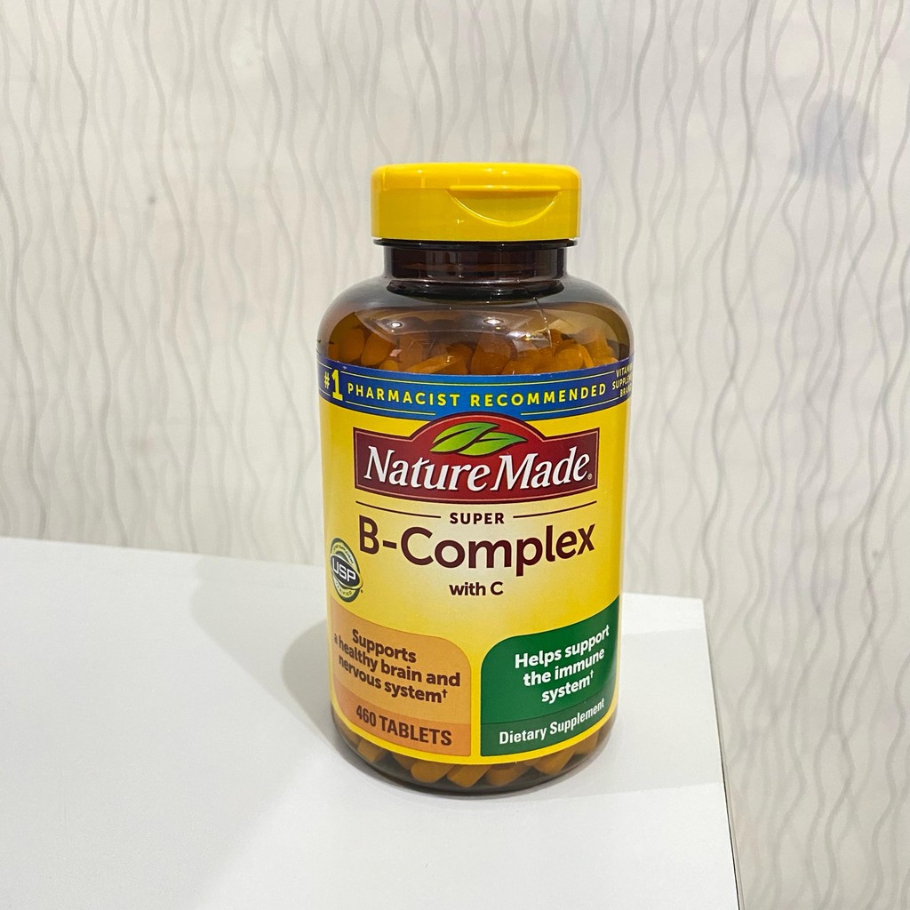 Nature Made Super B-Complex With C Contains 460 Tablets | Shopee Malaysia