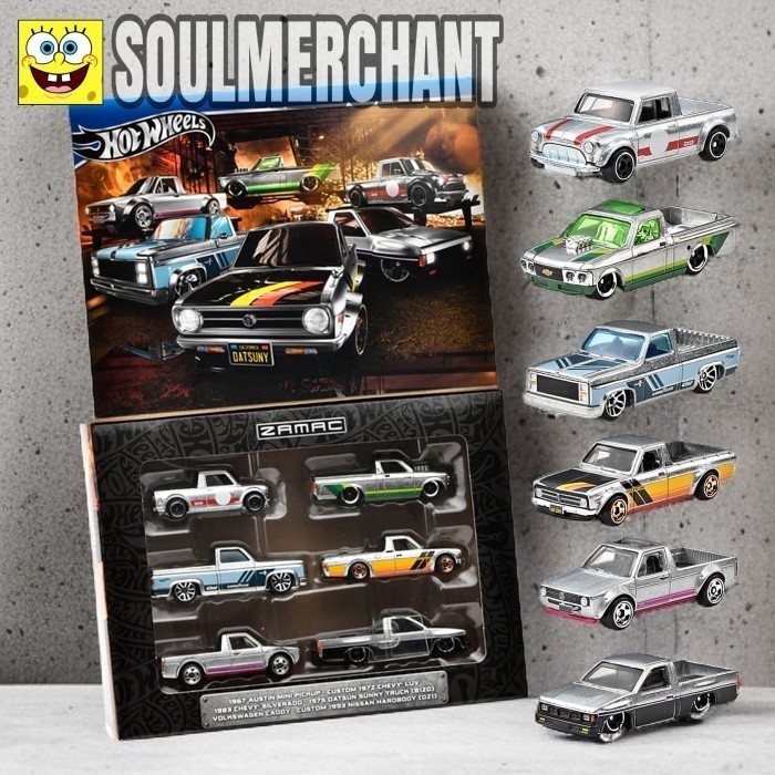 Hot Wheels Zamac Multipack Pickup Variant Austin Mini Chevy Silverado ...