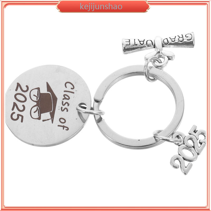 Graduation School 2025 Graduate Keychain Stainless Steel Decorate 5 ...