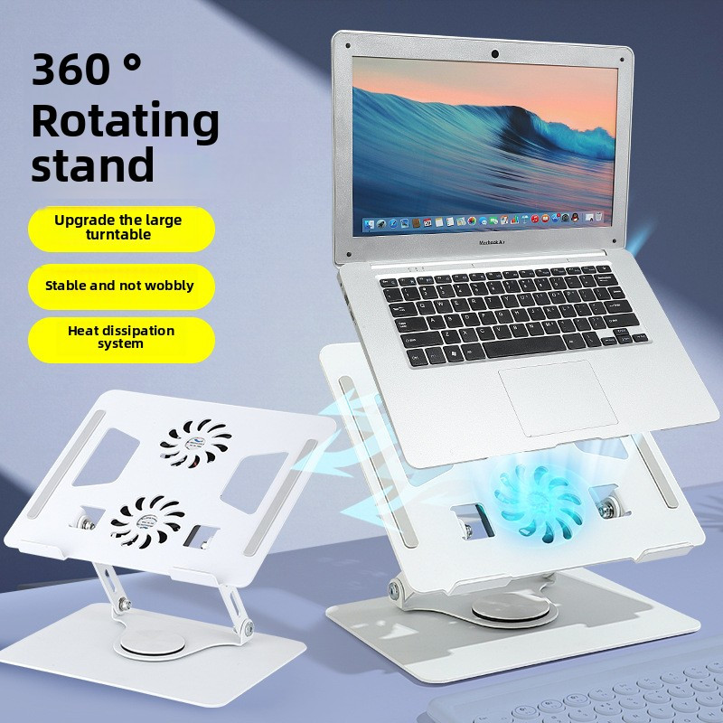 Aluminum Alloy laptop holder Stand Rotating Computer Stand Lifting ...