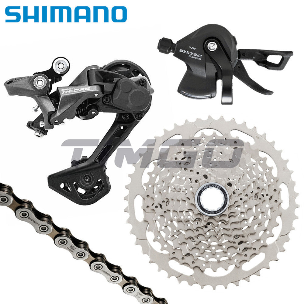 Shimano Deore M4100 MTB Bike 1×10 Speed Rear System Groupset RD-M5120 Derailleur SL-M4100 ...