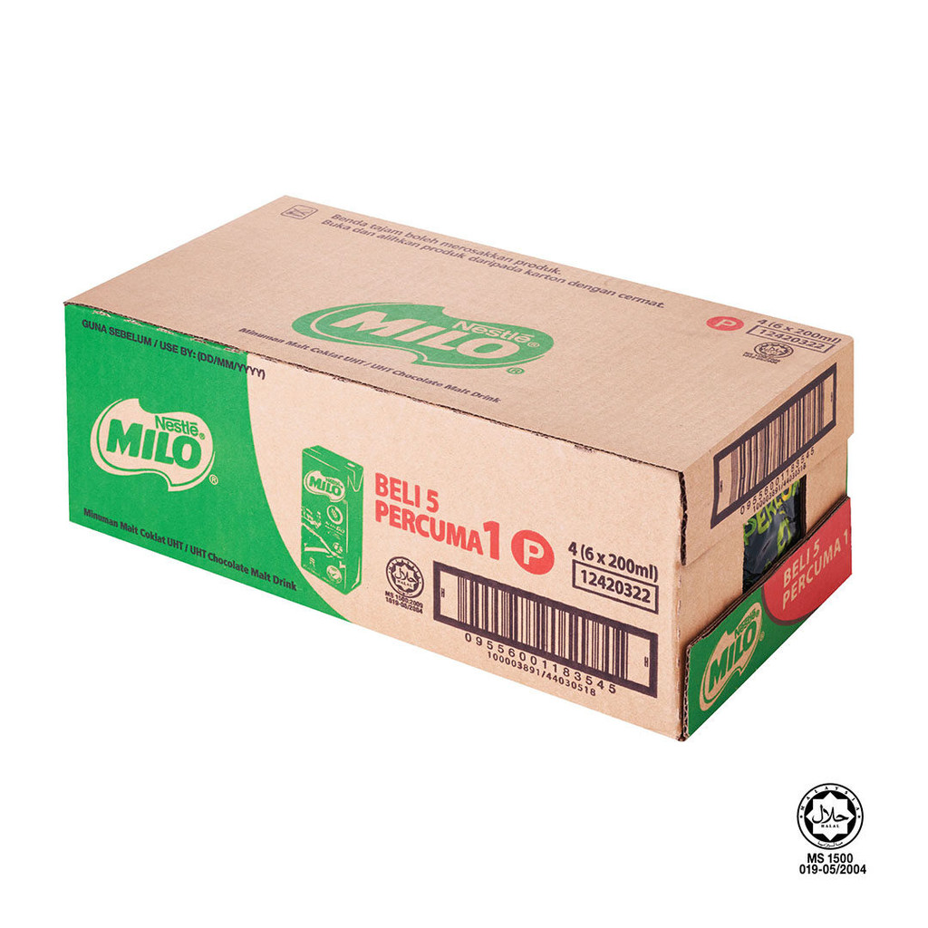 [CARTON] MILO ACTIV-GO UHT 4x6x200ml PR5+1 | Shopee Malaysia