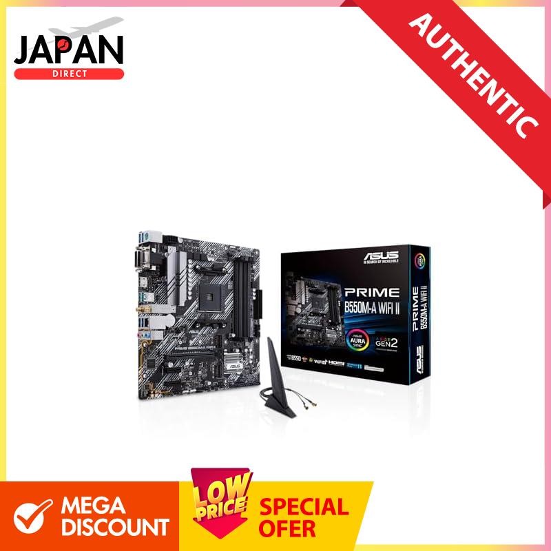 ASUS AMD B550 PRIME B550M-A WIFI II (WI-FI) (Ryzen AM4) Micro ATX ...