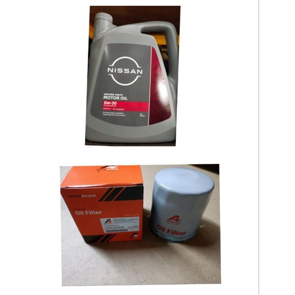 NISSAN ENGINE OIL SP/GF6 FULLY SYNTHETIC 5W30 + OIL FILTER/ MINYAK ...