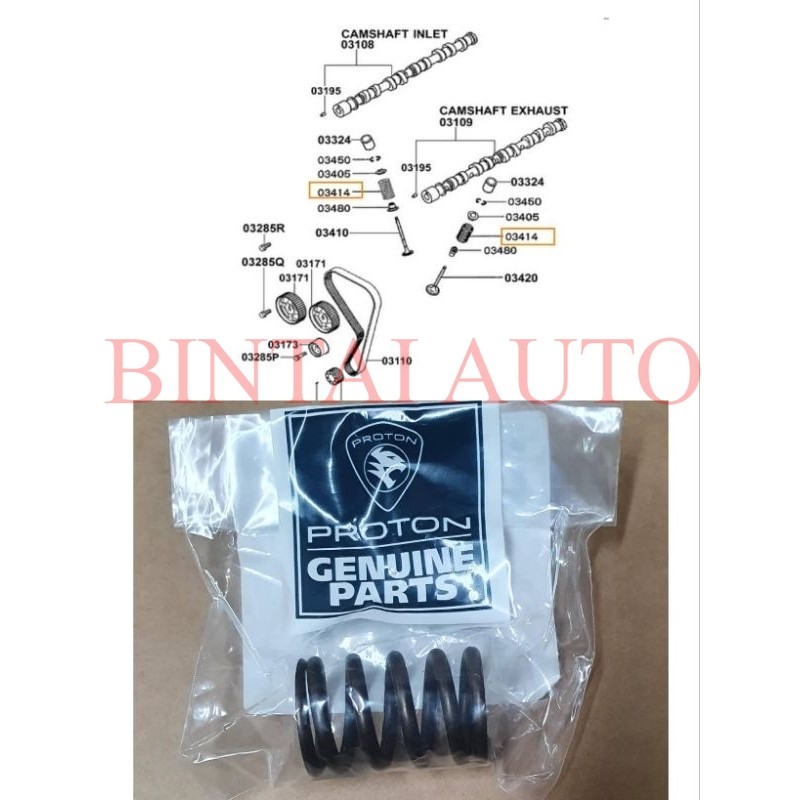 *Proton Gen2, Persona, Waja Cps Spring Valve Waja Campro, Satria Neo ...