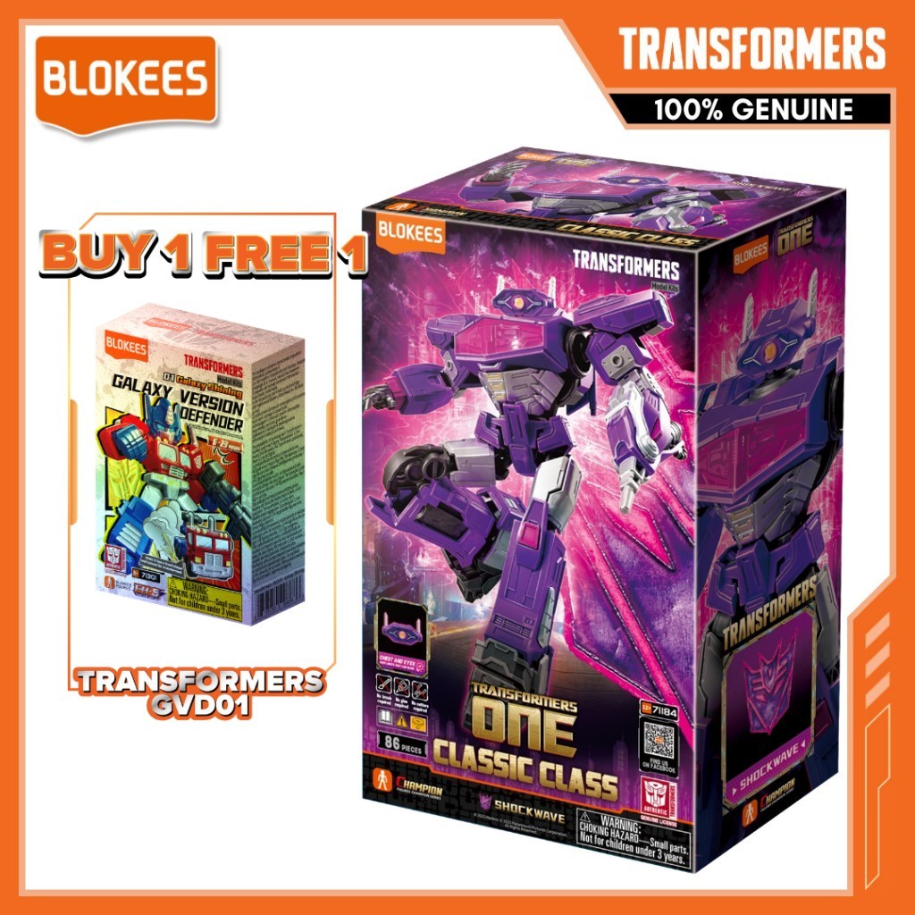 Blokees Transformers One - Classic Class 18 Model Kit - Shockwave ...