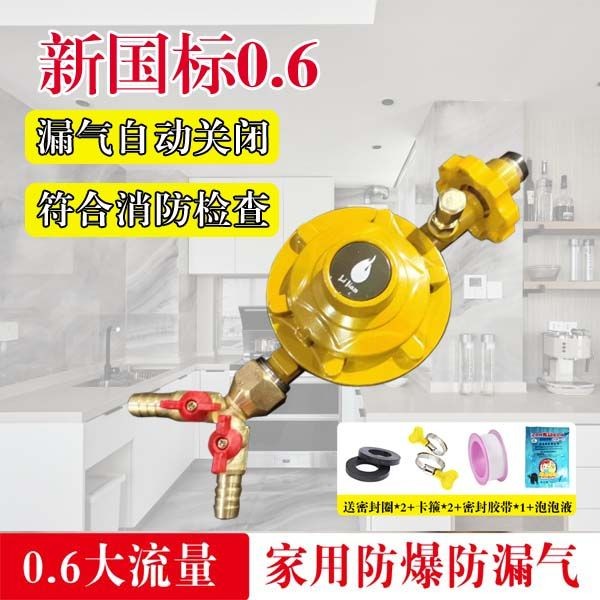 Household New National Standard 0.6 Liquefied Gas Low Pressure Valve ...