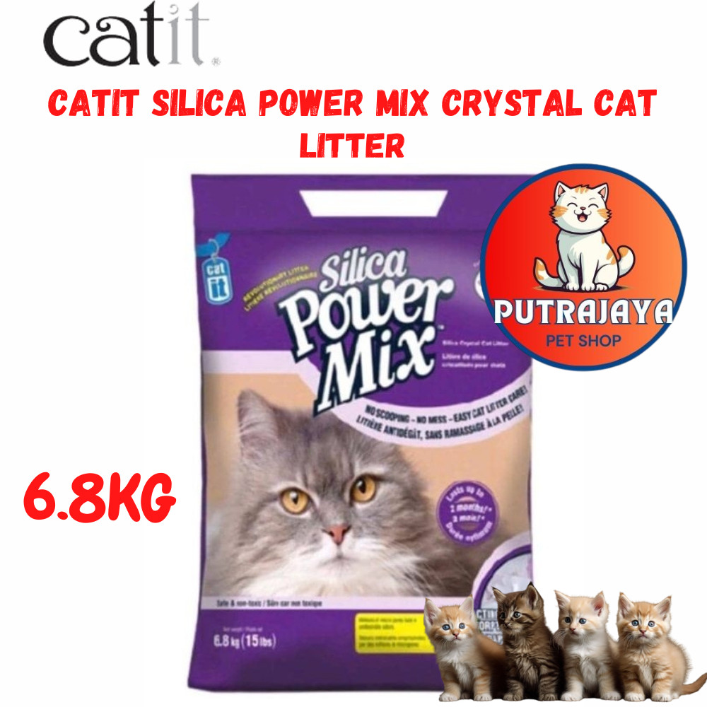 Catit Silica Power Mix 6.8kg Crystal Cat Litter | Shopee Malaysia