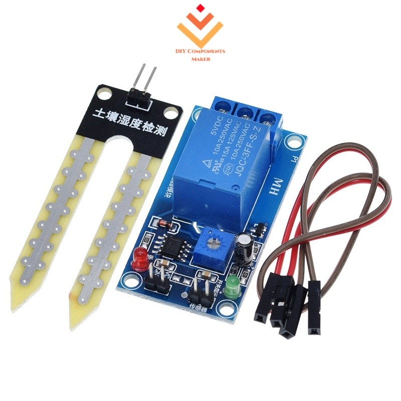 NEW DC 5V 12V Soil Moisture Sensor Relay Control Module Automatic ...