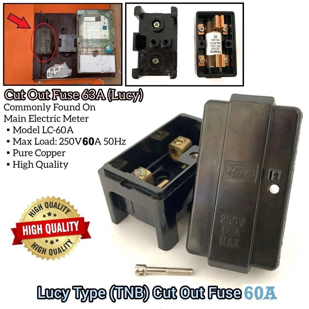 60A CUT OFF FUSE FOR MALAYSIA METER BOARD | Shopee Malaysia