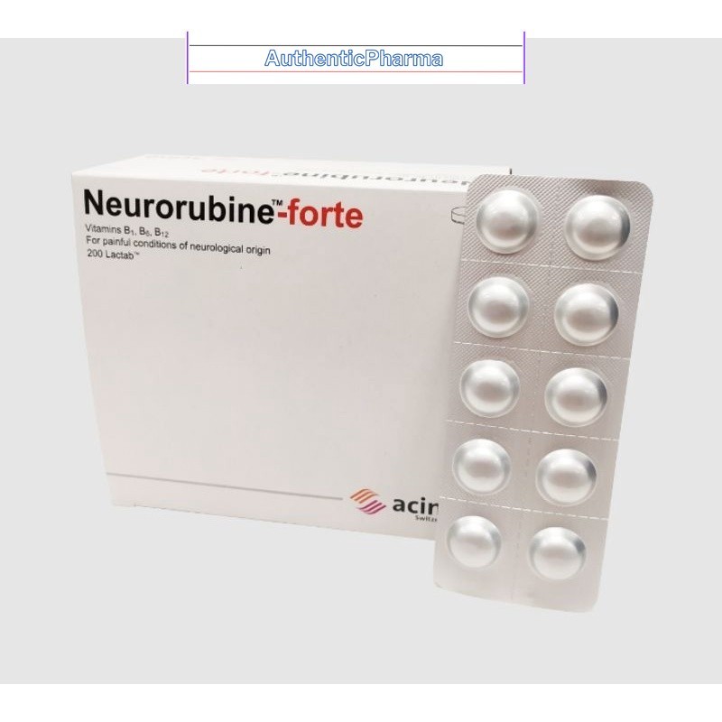 Neurorubine Forte 10's Film Coated Tablets | Shopee Malaysia