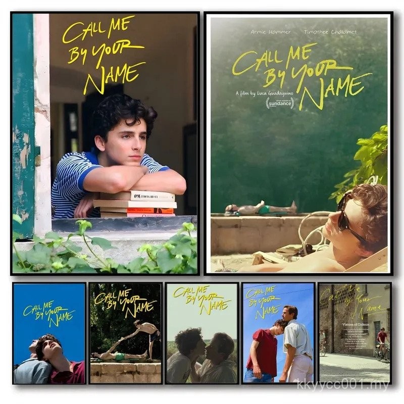 Movie Call Me by Your Name Poster No Framed Poster Kraft Club Bar Paper ...