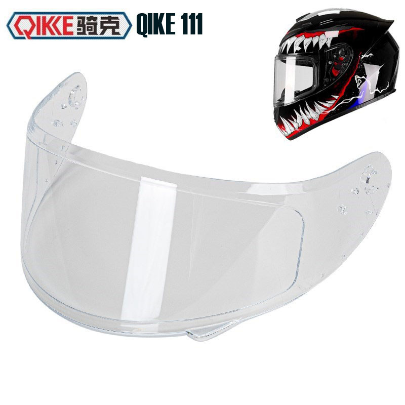 QIKE 111 -Full face helmet shield helmet visor | Shopee Malaysia