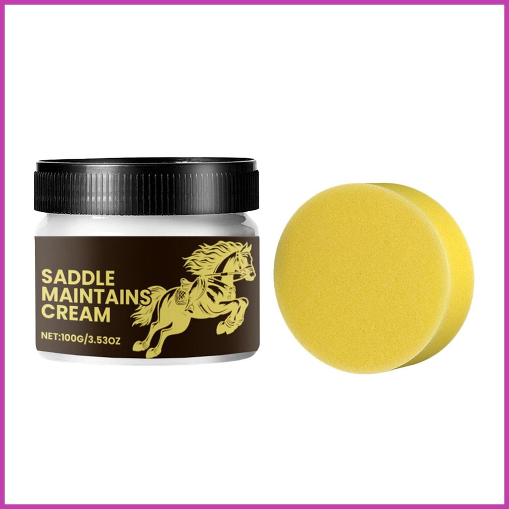 Saddle Cleaner And Conditioner 100g Leather Restorer Cream Saddle ...