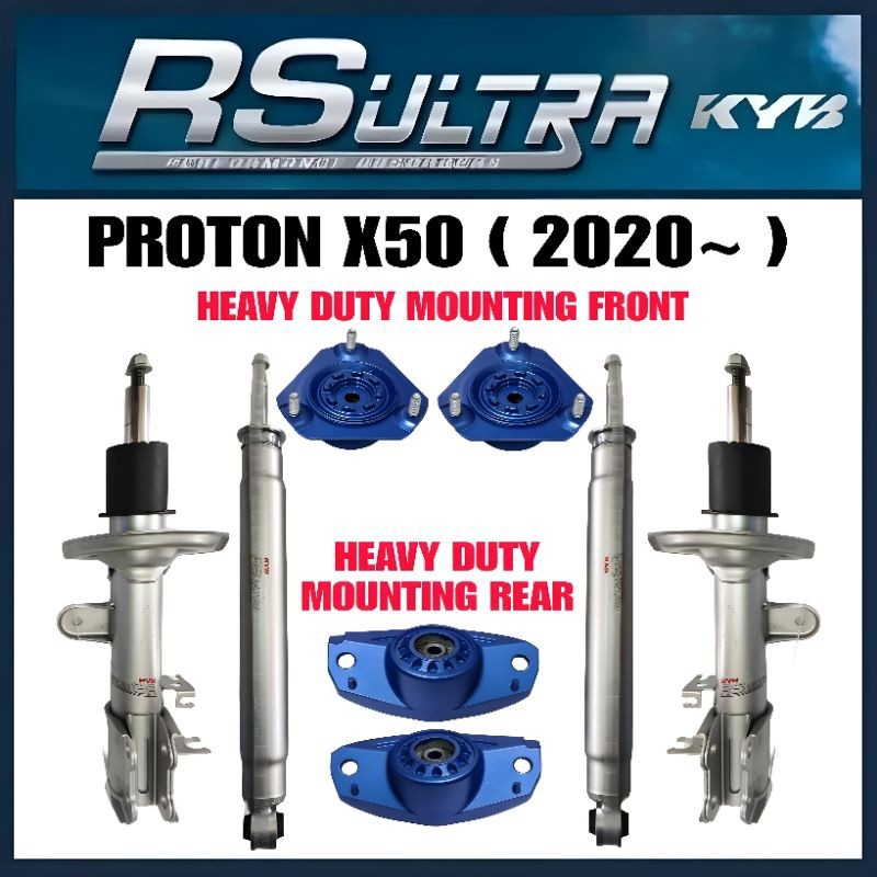 KYB RS ULTRA PROTON X50 SUV 2020'-PRESENT ABSORBER FRONT/ REAR & SET ...
