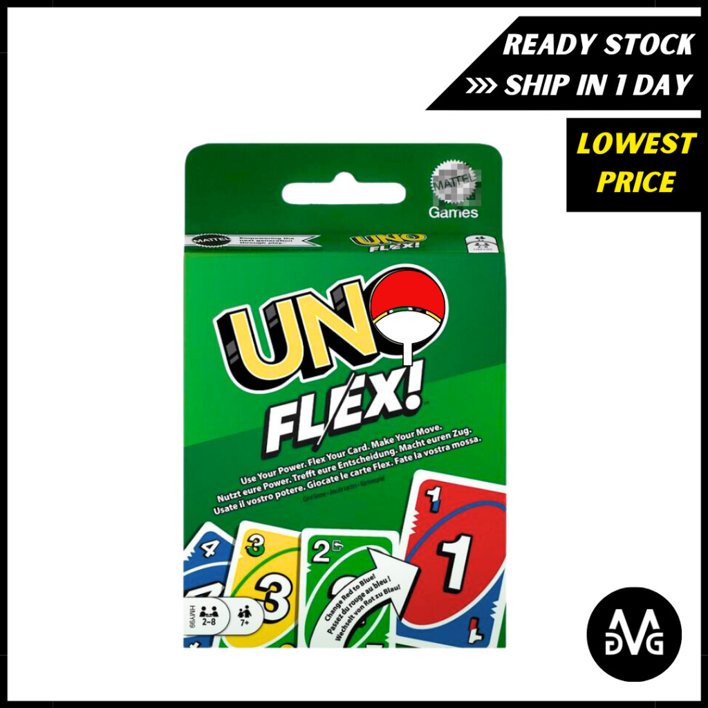 Uno Flex Card Game For Friend Family Uno Collection No Mercy Flip ...