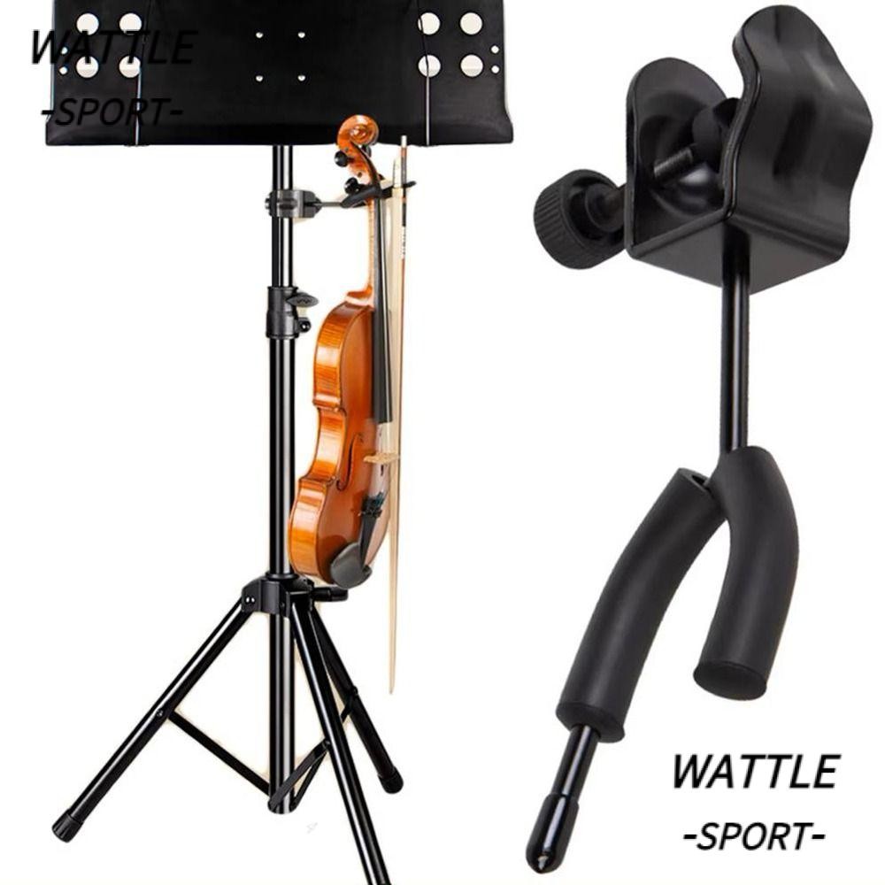 WA-SPORT Violin Hanger, Metal with Bow Hook Violin Viola Stand, High ...