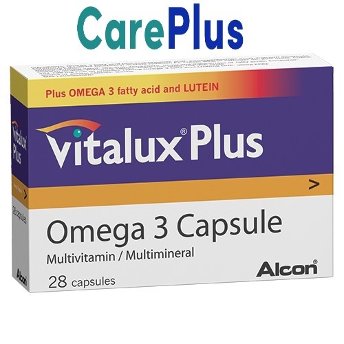 ALCON VITALUX PLUS OMEGA 3 CAPSULE [ 28'S CAPS ] | Shopee Malaysia