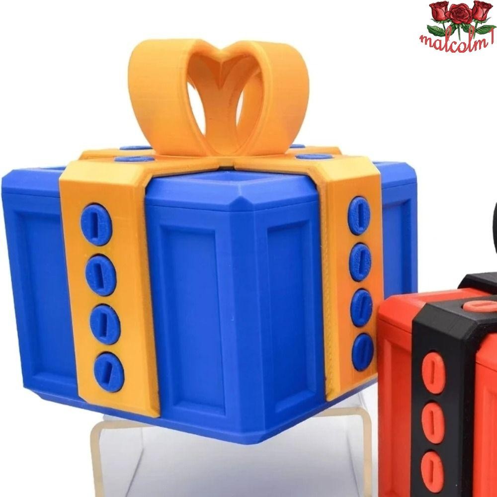 MALCOLM1 Annoying Gift Box, 3D Printed Assorted Colors Prank Storage ...