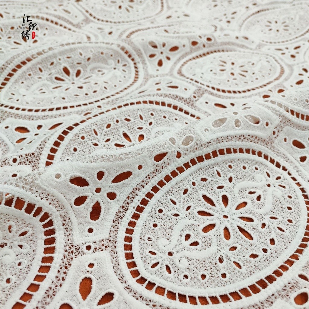 Hollow daripada kain sulaman larut air susu sutera air larut renda ...