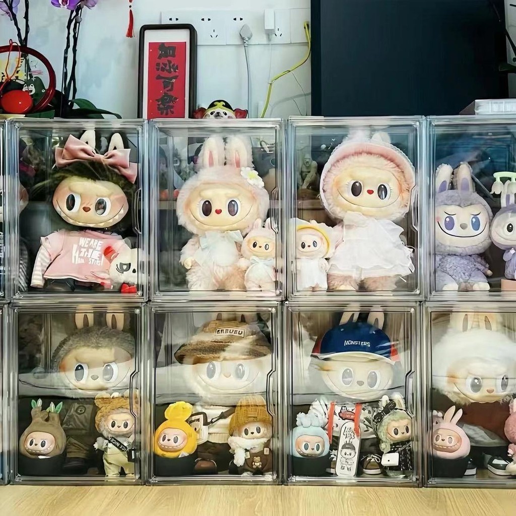 【Ready Stock】acrylic display box large popmart storage box Applicable ...